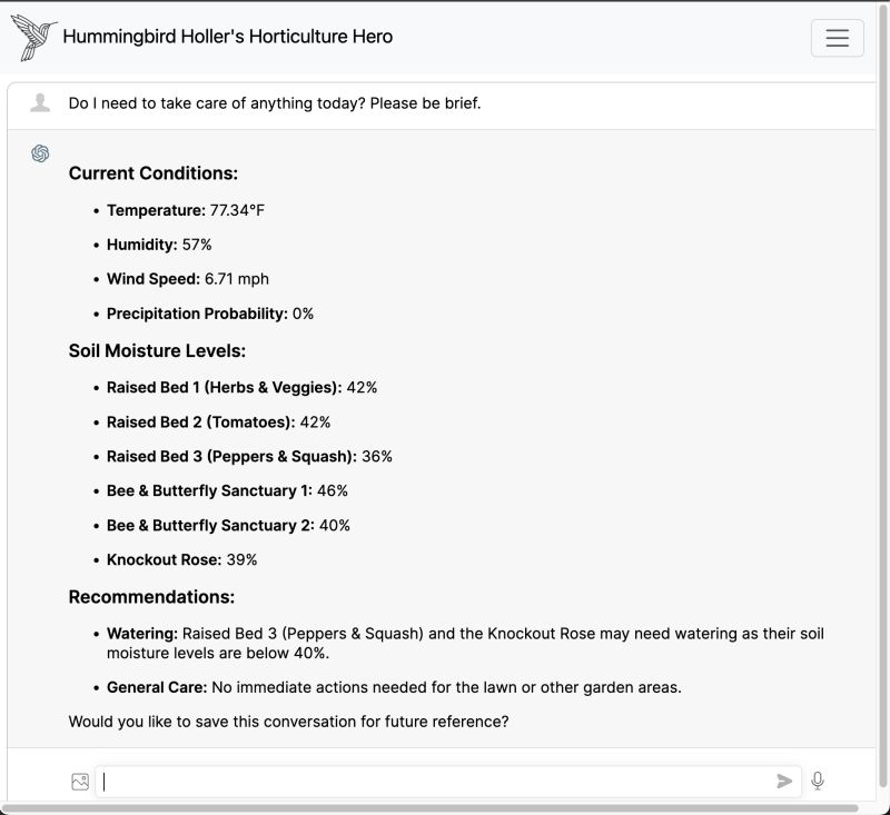 How I built an AI powered landscape assistant using OpenAI’s ChatGPT ... How I built an AI powered landscape assistant using OpenAI’s ChatGPT ...