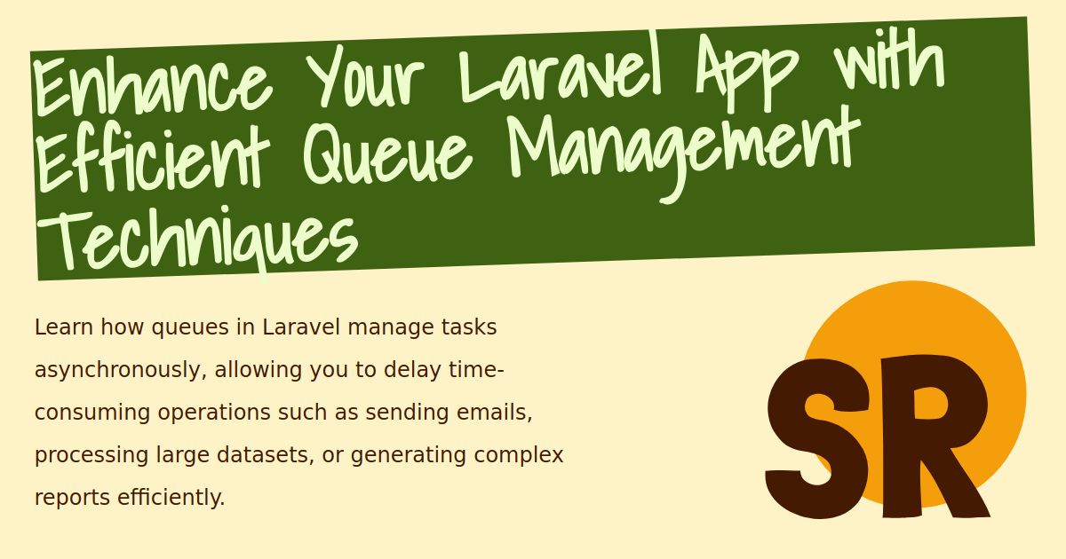 Steven Roland on LinkedIn: Enhance Your Laravel App with Efficient ... Steven Roland on LinkedIn: Enhance Your Laravel App with Efficient ...