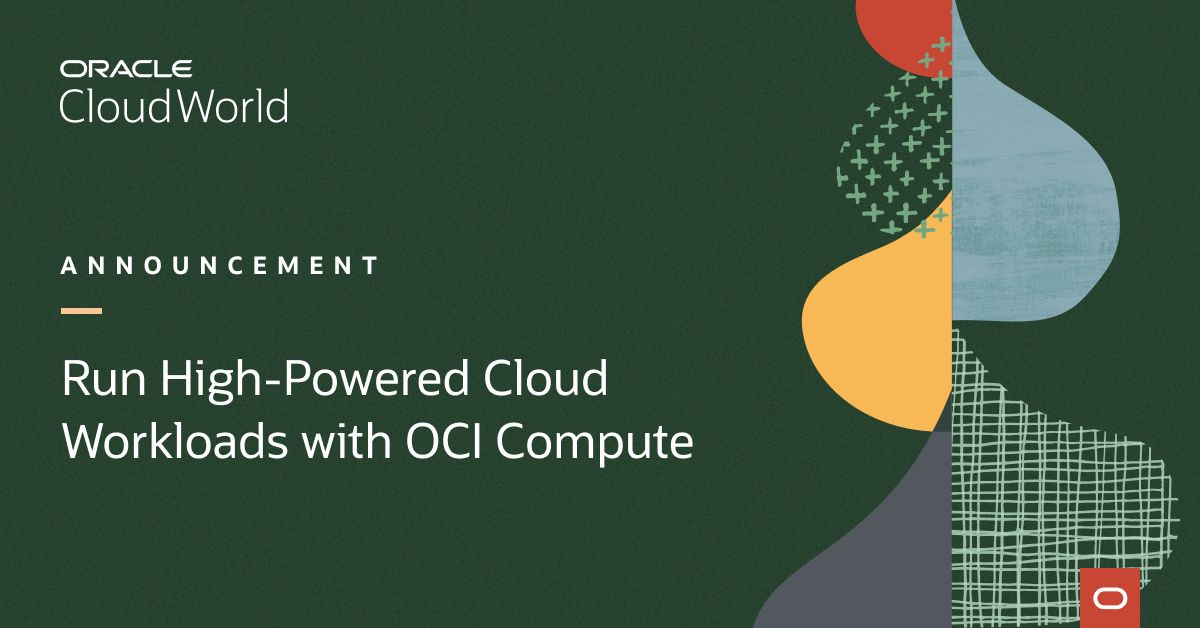 Oracle Delivers More Choices for AI Infrastructure and General-Purpose ... Oracle Delivers More Choices for AI Infrastructure and General-Purpose ...