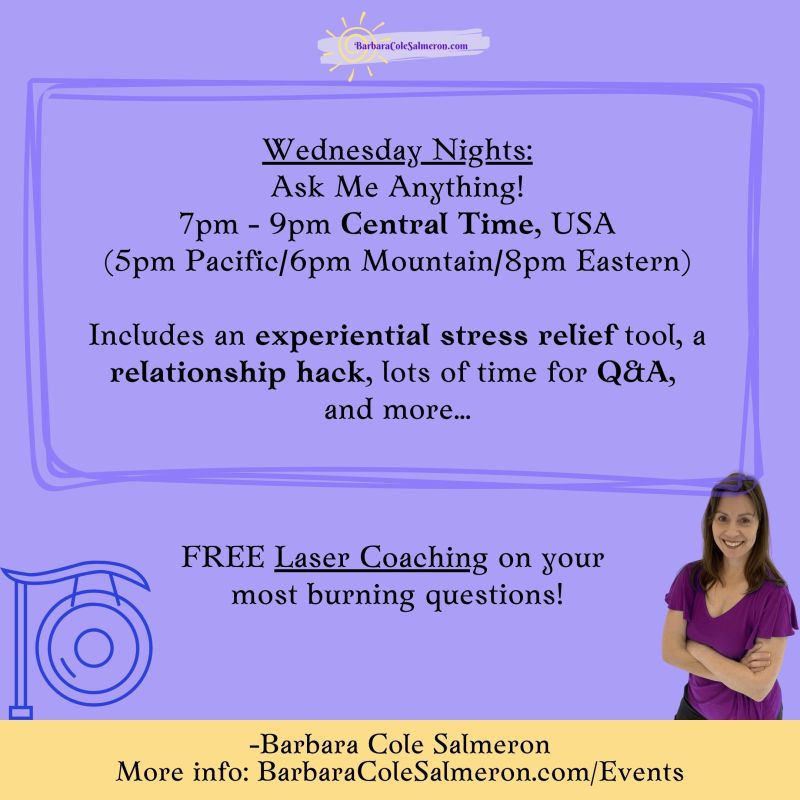 Barbara Cole Salmeron on LinkedIn: FREE Laser Coaching - Ask Me ... Barbara Cole Salmeron on LinkedIn: FREE Laser Coaching - Ask Me ...