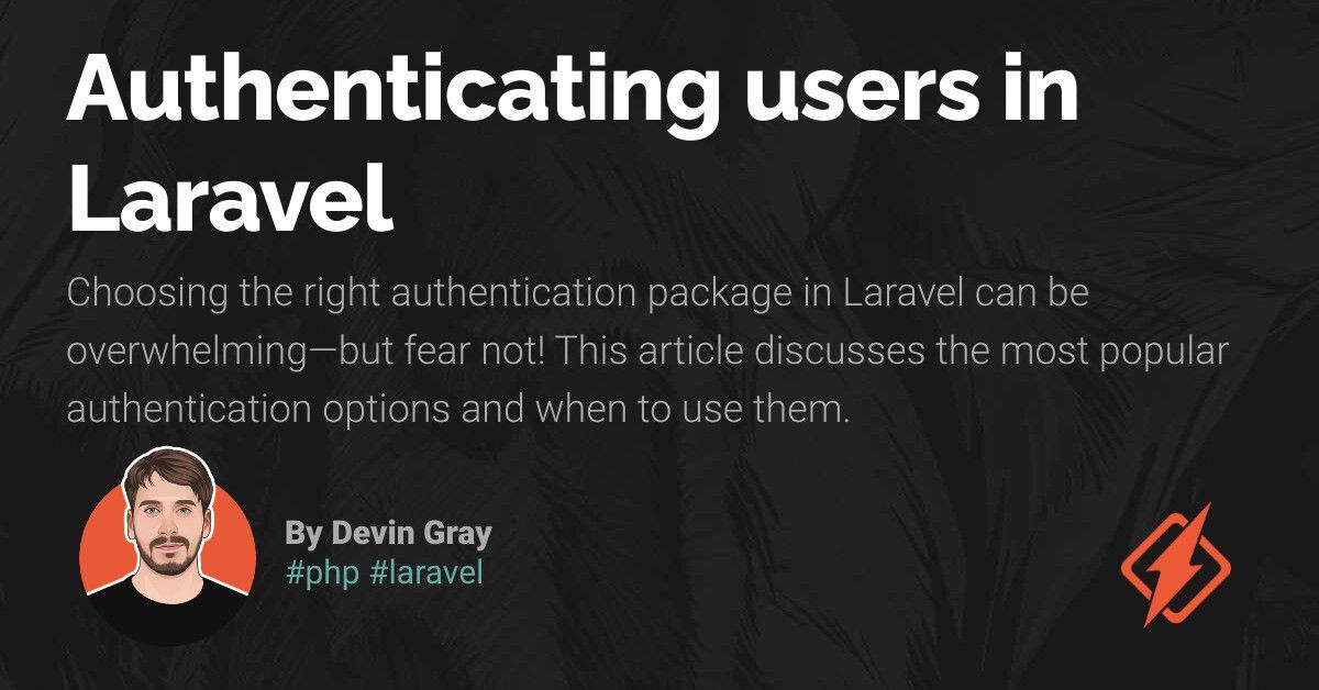 Laravel News on LinkedIn: Authenticating users in Laravel Laravel News on LinkedIn: Authenticating users in Laravel