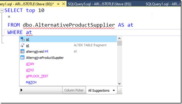 Steve Jones on LinkedIn: Clearing Intellisense in SQL Prompt Steve Jones on LinkedIn: Clearing Intellisense in SQL Prompt