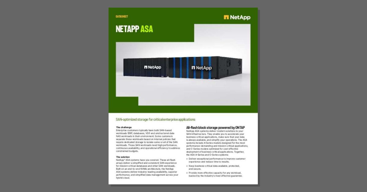 UpConnect Labs LLP on LinkedIn: NetApp ASA UpConnect Labs LLP on LinkedIn: NetApp ASA