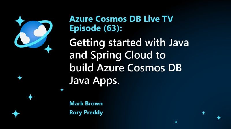 Getting started with Java and Spring Cloud Azure to build Azure Cosmos ... Getting started with Java and Spring Cloud Azure to build Azure Cosmos ...