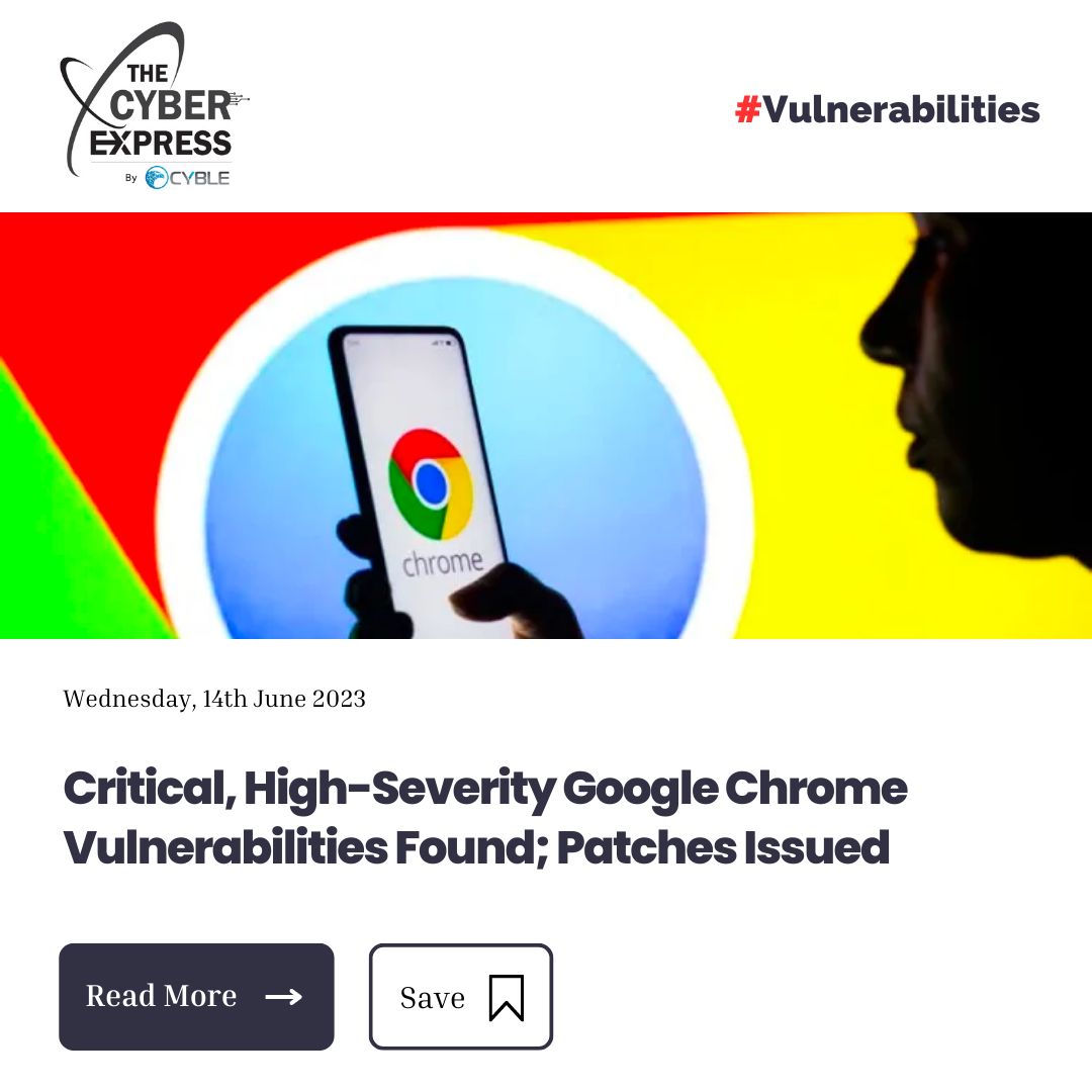 Chandu Gopalakrishnan on LinkedIn: Critical, High-Severity Google ... Chandu Gopalakrishnan on LinkedIn: Critical, High-Severity Google ...