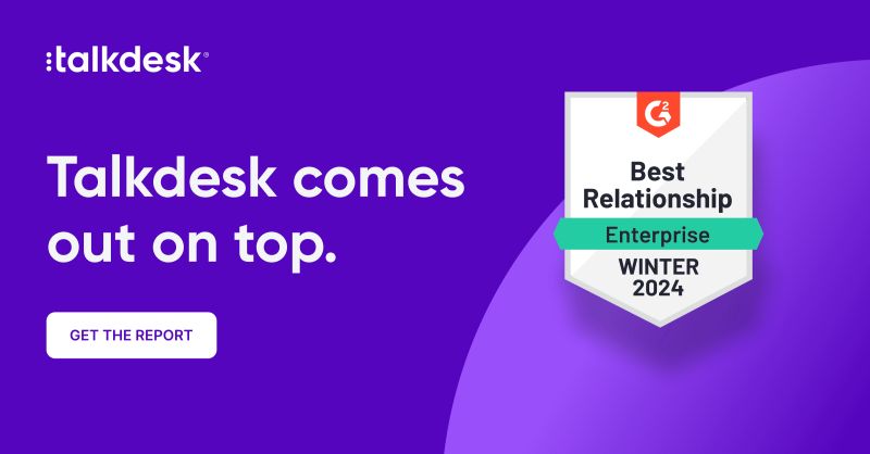 Talkdesk on LinkedIn: Talkdesk ranks as the leader in G2’s Winter 2024 ... Talkdesk on LinkedIn: Talkdesk ranks as the leader in G2’s Winter 2024 ...