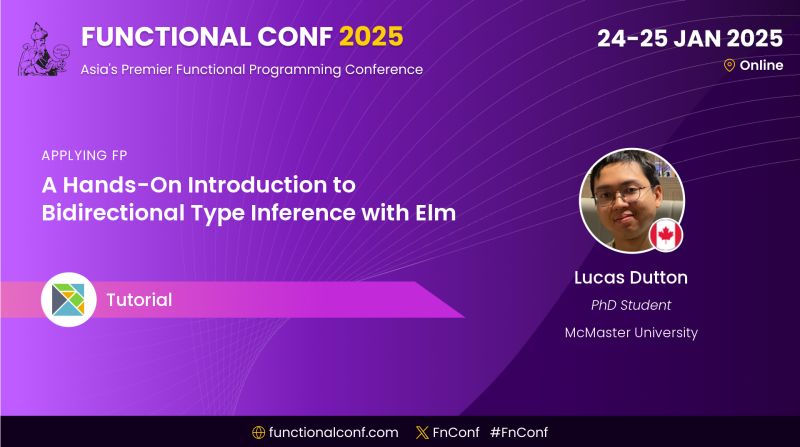 Functional Conference on LinkedIn: #fnconf #elm #typesystems Functional Conference on LinkedIn: #fnconf #elm #typesystems