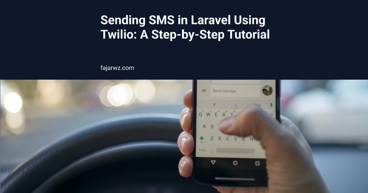 Jean Olivier Kouadio on LinkedIn: Sending SMS in Laravel Using Twilio ... Jean Olivier Kouadio on LinkedIn: Sending SMS in Laravel Using Twilio ...