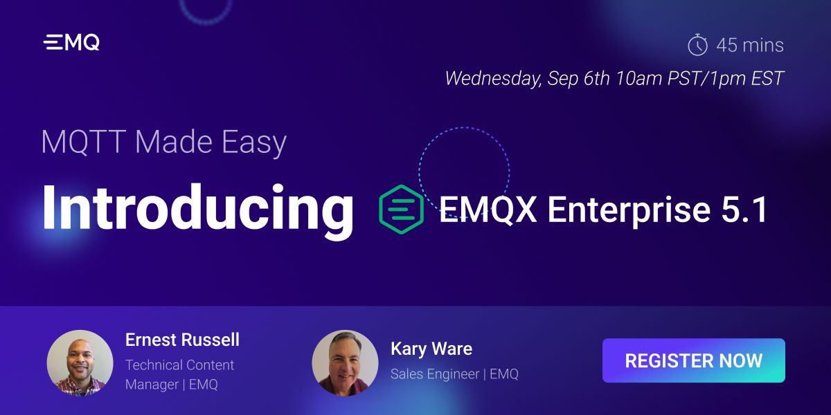 EMQ Technologies on LinkedIn: #emqx #enterprise #mqtt #quic EMQ Technologies on LinkedIn: #emqx #enterprise #mqtt #quic