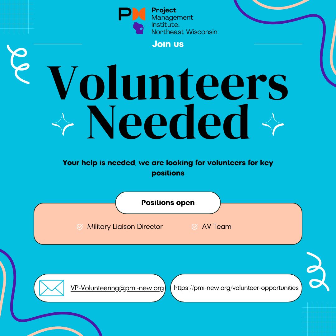 PMI Northeast Wisconsin on LinkedIn: #volunteer #pmi #pdu PMI Northeast Wisconsin on LinkedIn: #volunteer #pmi #pdu