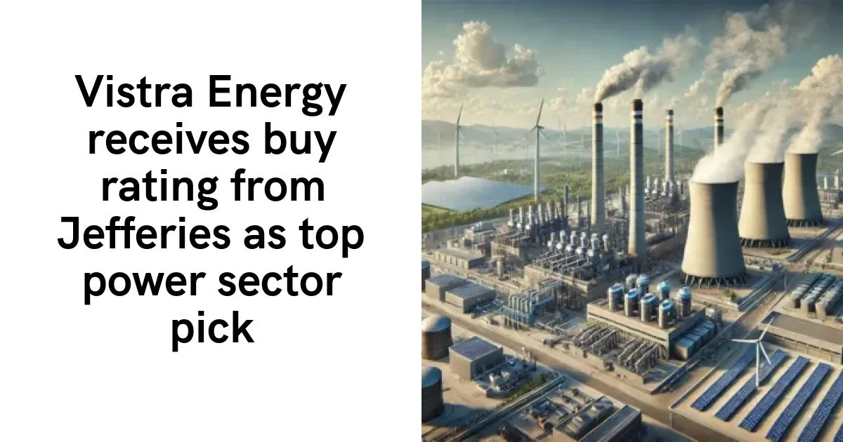 Business News Today Reporter on LinkedIn: Vistra Energy receives buy ... Business News Today Reporter on LinkedIn: Vistra Energy receives buy ...