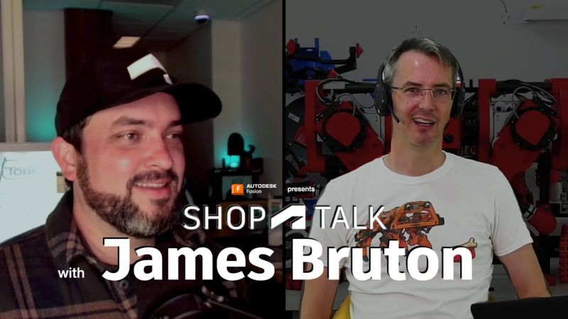 Aaron Kennette on LinkedIn: Shop Talk with James Bruton | Autodesk Fusion Aaron Kennette on LinkedIn: Shop Talk with James Bruton | Autodesk Fusion