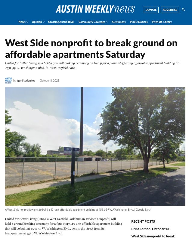 Chicago Cityscape on LinkedIn: West Side nonprofit to break ground on ... Chicago Cityscape on LinkedIn: West Side nonprofit to break ground on ...
