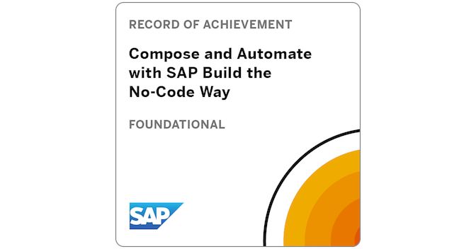 Arghya Das on LinkedIn: Composing and automating with SAP Build the No ... Arghya Das on LinkedIn: Composing and automating with SAP Build the No ...