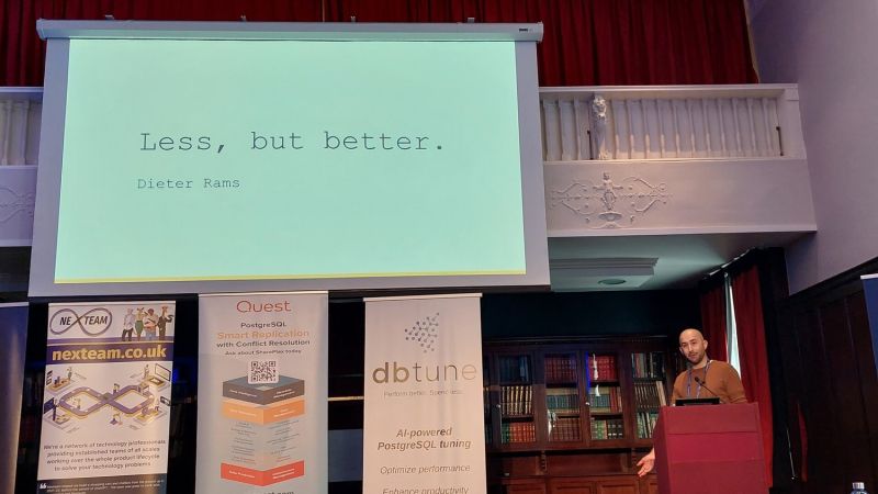 Seth Luersen on LinkedIn: Some thoughts on Postgres events - pgMustard Seth Luersen on LinkedIn: Some thoughts on Postgres events - pgMustard