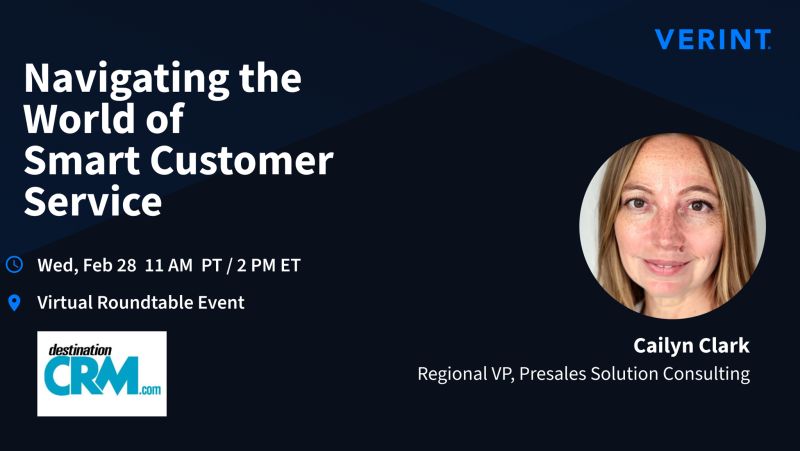 Verint on LinkedIn: Navigating the World of Smart Customer Service Verint on LinkedIn: Navigating the World of Smart Customer Service