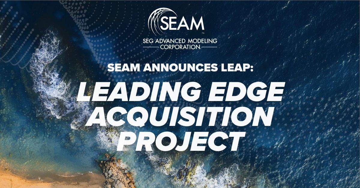 SEG on LinkedIn: 📣 Big news from SEG Advanced Modeling Corporation (SEAM)! SEG on LinkedIn: 📣 Big news from SEG Advanced Modeling Corporation (SEAM)!