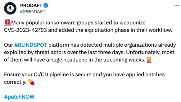 Blackwired Pte Ltd. on LinkedIn: Recently Patched TeamCity ... Blackwired Pte Ltd. on LinkedIn: Recently Patched TeamCity ...