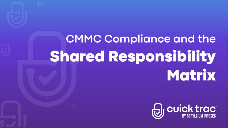 CMMC and NIST Compliance: Whose Responsibility is It? | Beryllium ... CMMC and NIST Compliance: Whose Responsibility is It? | Beryllium ...