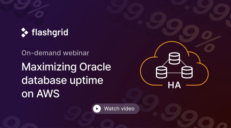 FlashGrid on LinkedIn: On-demand webinar: Maximizing Oracle database ... FlashGrid on LinkedIn: On-demand webinar: Maximizing Oracle database ...