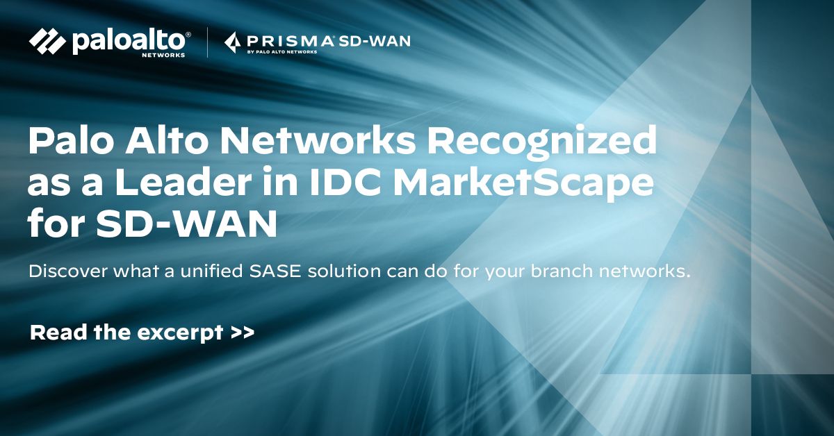 Prisma SASE by Palo Alto Networks on LinkedIn: Palo Alto Networks ... Prisma SASE by Palo Alto Networks on LinkedIn: Palo Alto Networks ...