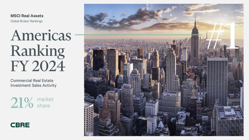 CBRE was the top-ranked firm for commercial real estate investment ... CBRE was the top-ranked firm for commercial real estate investment ...
