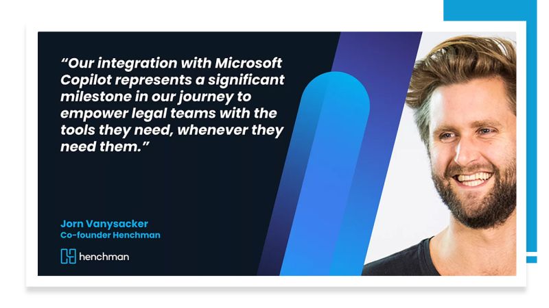 Henchman launches legal contract integration with Microsoft Copilot ... Henchman launches legal contract integration with Microsoft Copilot ...
