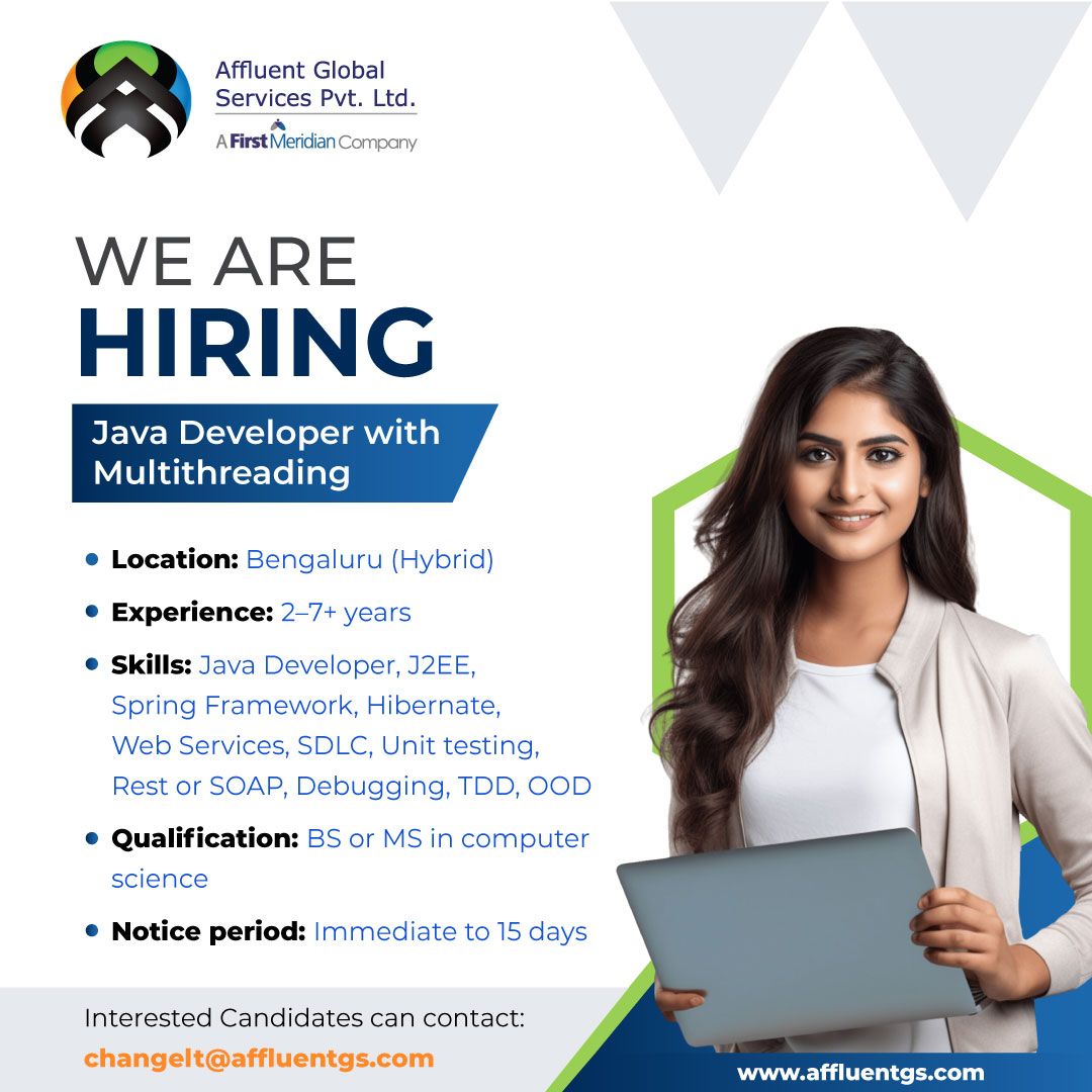 Affluent Global Services on LinkedIn: #javadeveloper #multithreading # ... Affluent Global Services on LinkedIn: #javadeveloper #multithreading # ...
