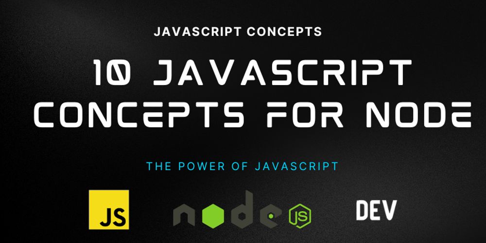 Jonathan Danylko on LinkedIn: 10 JavaScript concepts every Node ... Jonathan Danylko on LinkedIn: 10 JavaScript concepts every Node ...