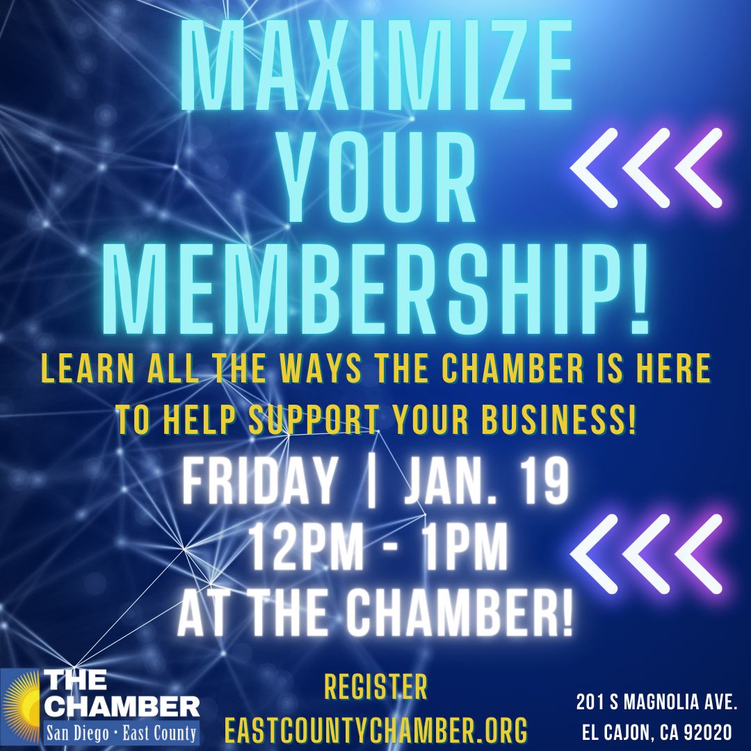 San Diego Regional East County Chamber of Commerce on LinkedIn: While ... San Diego Regional East County Chamber of Commerce on LinkedIn: While ...