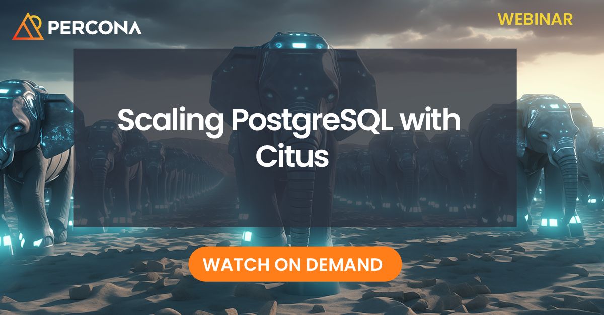Percona on LinkedIn: #postgresql #database #opensource Percona on LinkedIn: #postgresql #database #opensource