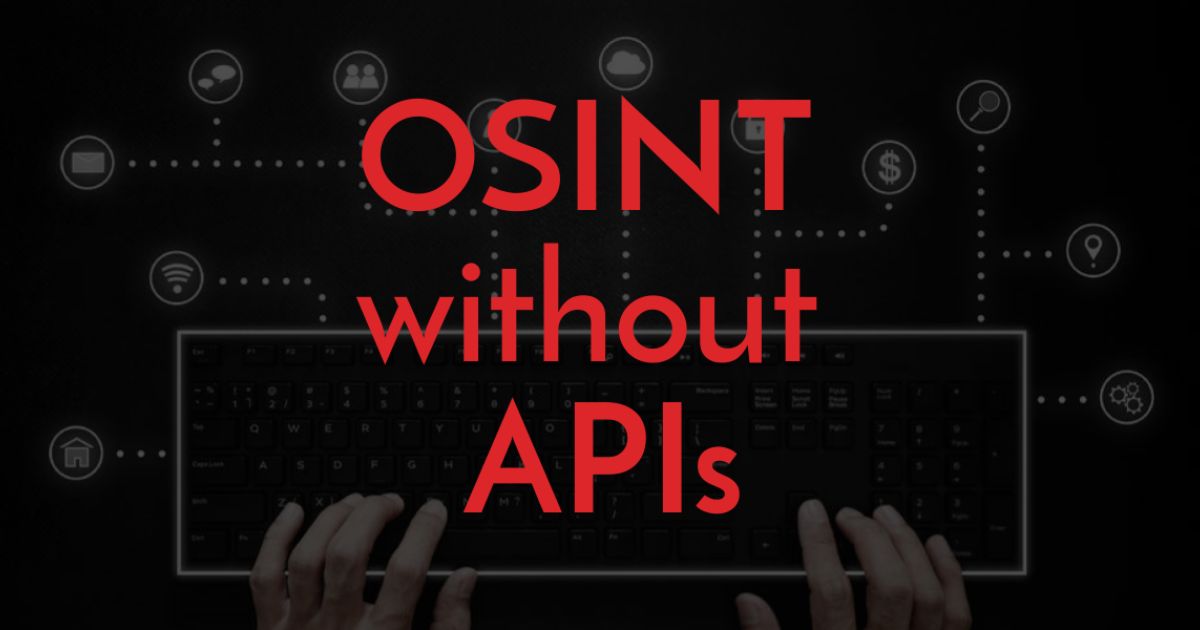 Luke (hakluke) Stephens on LinkedIn: OSINT without APIs Luke (hakluke) Stephens on LinkedIn: OSINT without APIs