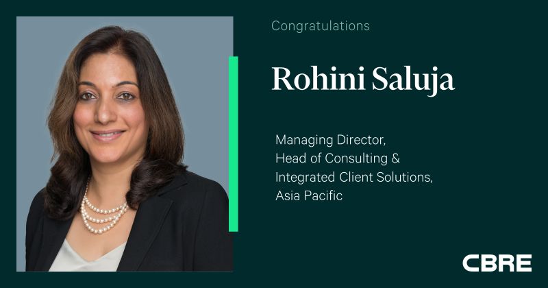CBRE Asia Pacific on LinkedIn: CBRE has appointed Rohini Saluja as ... CBRE Asia Pacific on LinkedIn: CBRE has appointed Rohini Saluja as ...