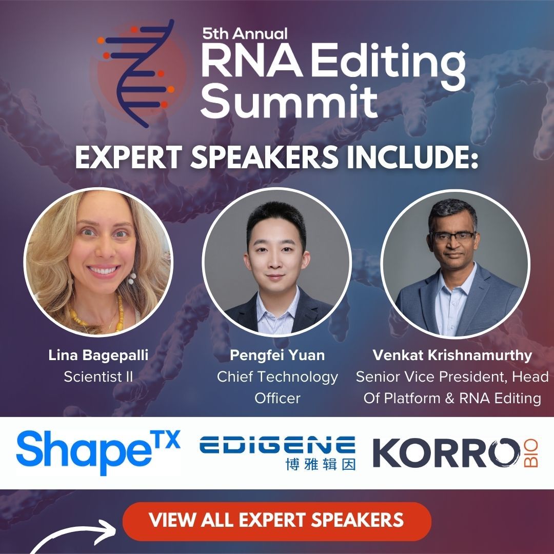 Hanson Wade on LinkedIn: Thank you for your details | 5th RNA Editing ... Hanson Wade on LinkedIn: Thank you for your details | 5th RNA Editing ...