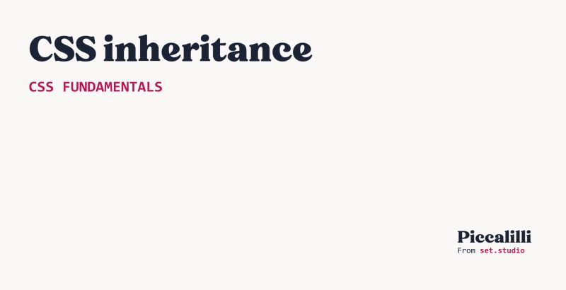 Conffab on LinkedIn: CSS inheritance Conffab on LinkedIn: CSS inheritance