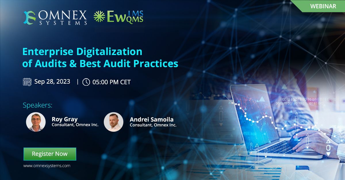 Omnex Systems Europe on LinkedIn: Enterprise Digitalization of Audits ... Omnex Systems Europe on LinkedIn: Enterprise Digitalization of Audits ...