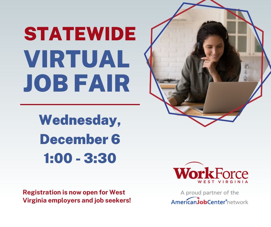 Andrea Bond on LinkedIn: WorkForce West Virginia announces December 6 ... Andrea Bond on LinkedIn: WorkForce West Virginia announces December 6 ...