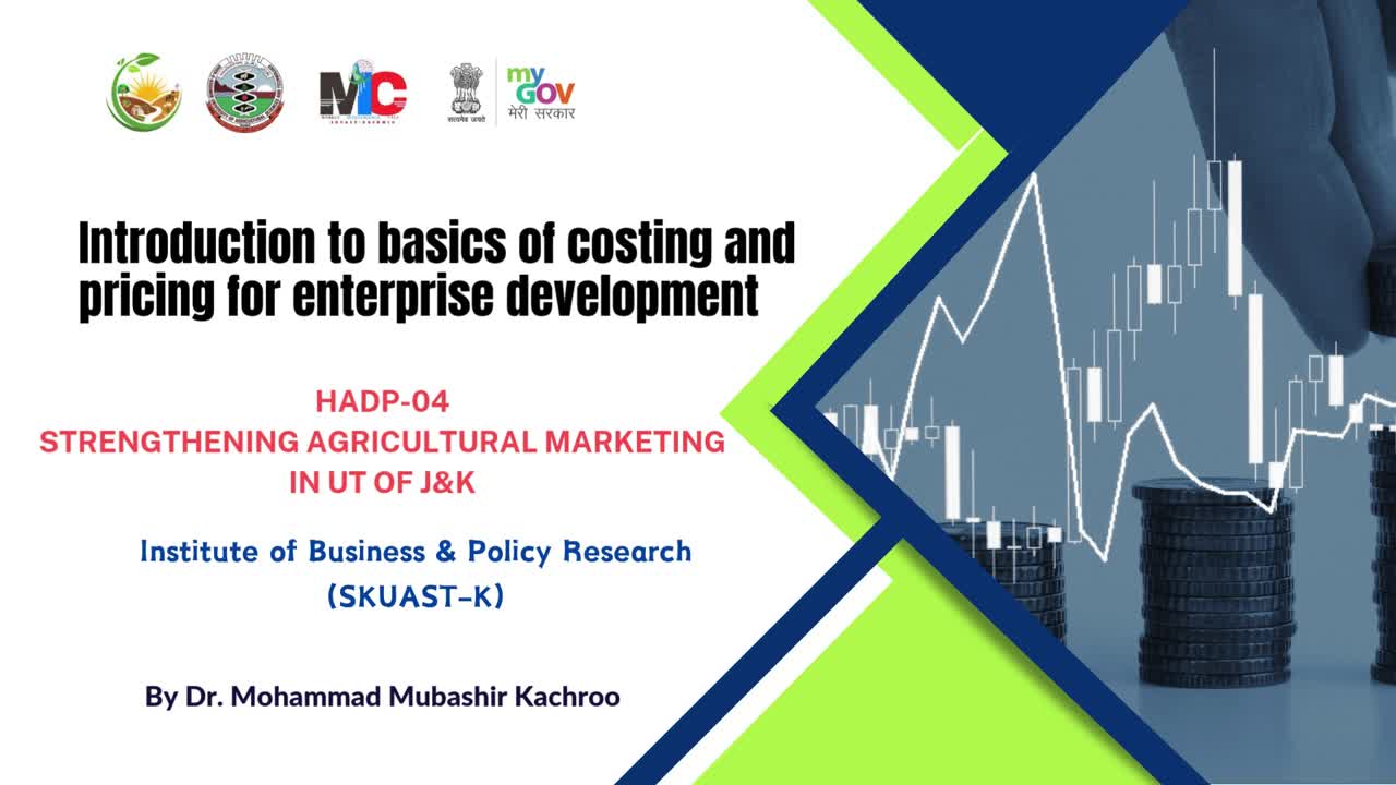 Dr. Mohammad Mubashir on LinkedIn: Costing & Pricing Dr. Mohammad Mubashir on LinkedIn: Costing & Pricing
