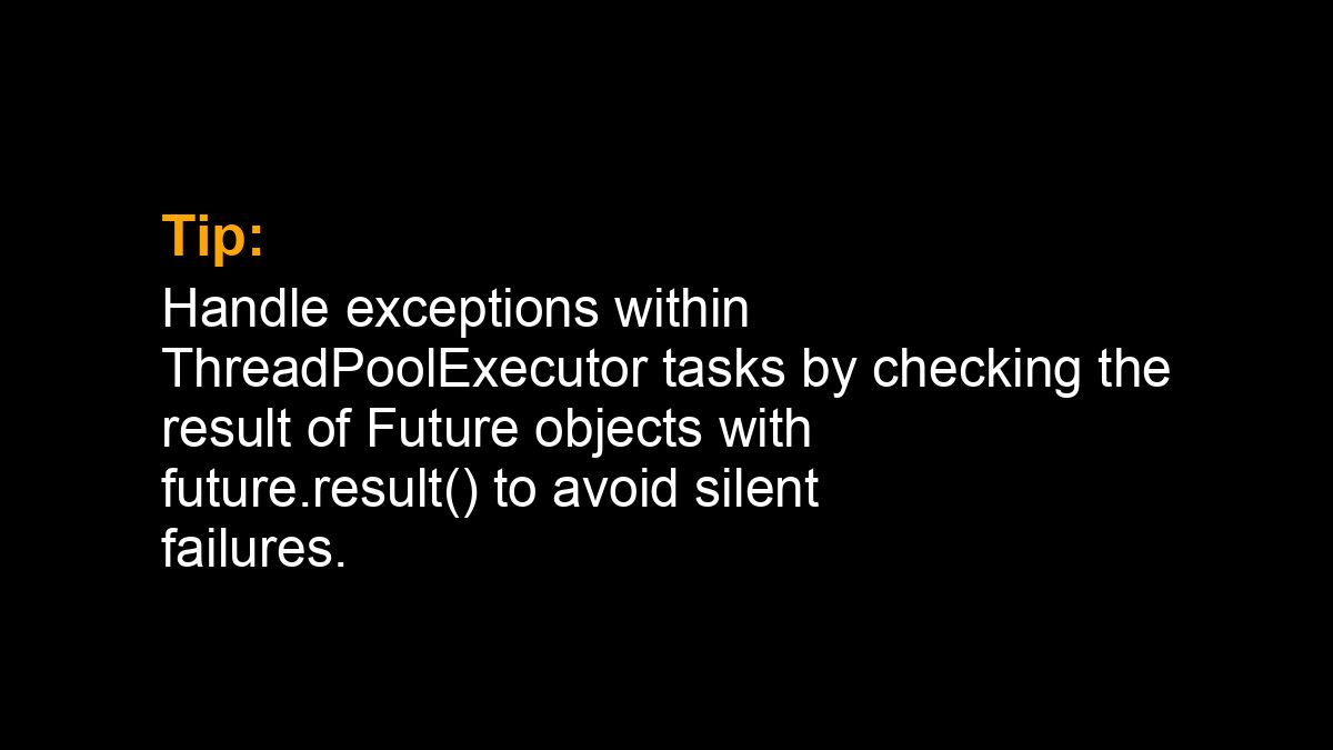 Jason Brownlee on LinkedIn: Tip: Handle exceptions within ... Jason Brownlee on LinkedIn: Tip: Handle exceptions within ...
