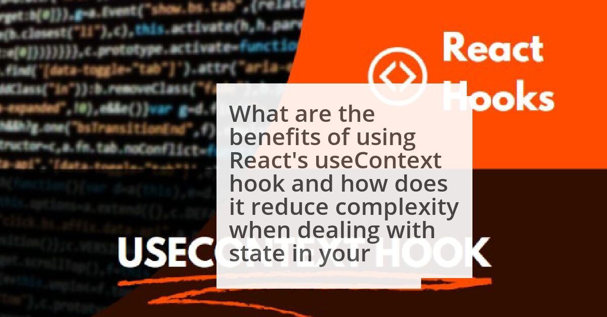 React Jobs on LinkedIn: react usecontext hook React Jobs on LinkedIn: react usecontext hook