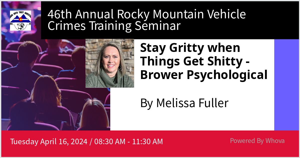 Melissa Fuller, MA, LPCC, NCC on LinkedIn: #whova Melissa Fuller, MA, LPCC, NCC on LinkedIn: #whova