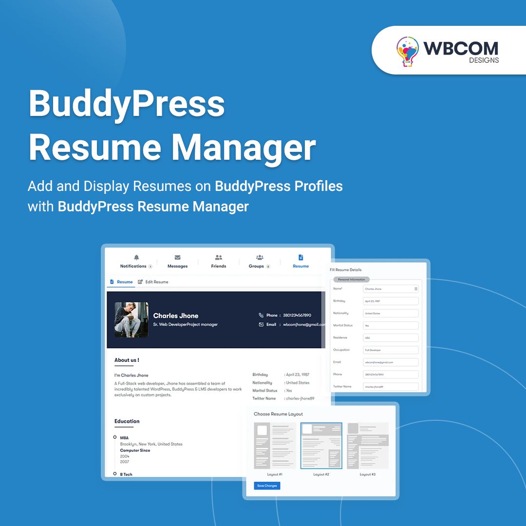 Wbcom Designs on LinkedIn: #buddypress #resumemanager # ... Wbcom Designs on LinkedIn: #buddypress #resumemanager # ...