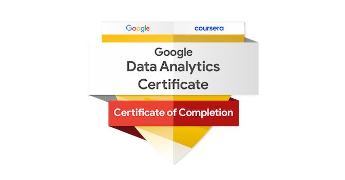 Google Data Analytics Professional Certificate was issued by Coursera ... Google Data Analytics Professional Certificate was issued by Coursera ...