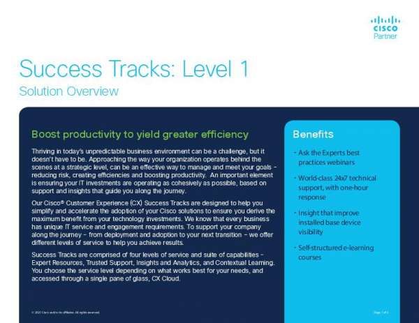 Cisco Success Tracks for campus networks | Stephen A. Sprague Jr ... Cisco Success Tracks for campus networks | Stephen A. Sprague Jr ...