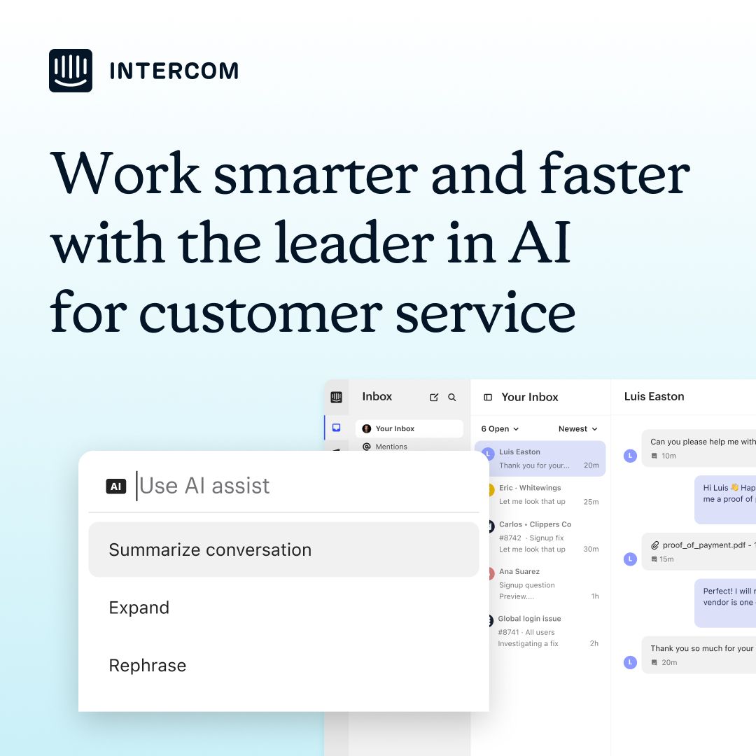 Intercom on LinkedIn: AI-powered customer service software | Intercom Intercom on LinkedIn: AI-powered customer service software | Intercom