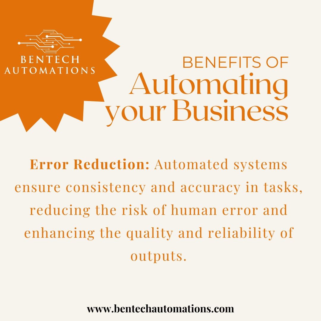 Bentech Automations on LinkedIn: Say Goodbye to Errors: Embrace ... Bentech Automations on LinkedIn: Say Goodbye to Errors: Embrace ...