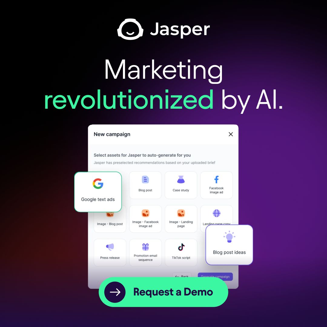 Jasper on LinkedIn: Jasper Demo - See the #1 AI Content Platform in action Jasper on LinkedIn: Jasper Demo - See the #1 AI Content Platform in action