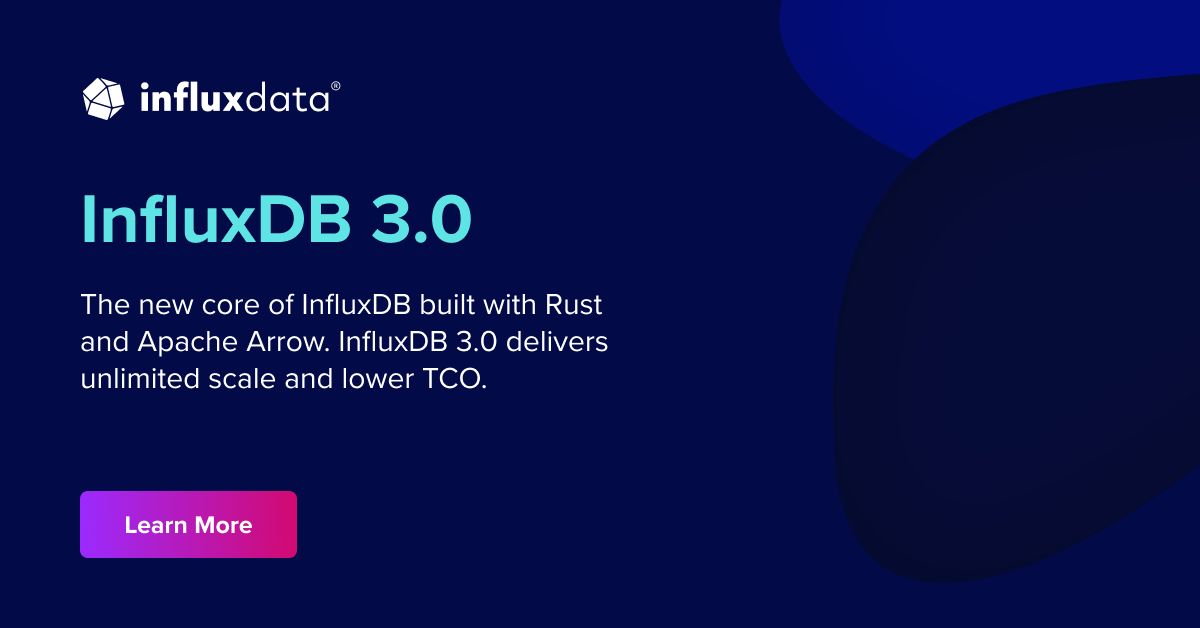 InfluxDB 3.0: Lower storage costs | InfluxData posted on the topic ... InfluxDB 3.0: Lower storage costs | InfluxData posted on the topic ...