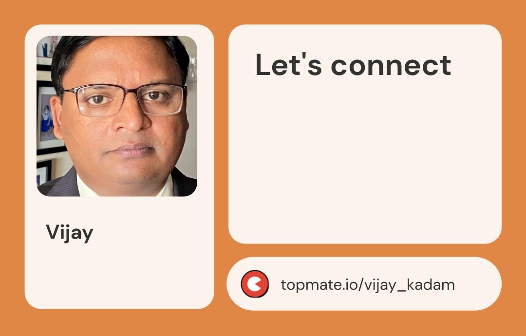 Vijay Kadam on LinkedIn: Vijay Kadam Vijay Kadam on LinkedIn: Vijay Kadam