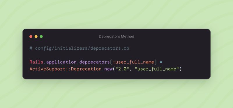 Saeloun on LinkedIn: Rails 7.1 Adds Rails.application.deprecators Method… Saeloun on LinkedIn: Rails 7.1 Adds Rails.application.deprecators Method…